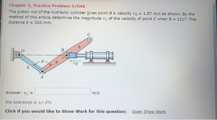 Solved Chapter 5, Practice Problem 5/046 The piston rod of | Chegg.com