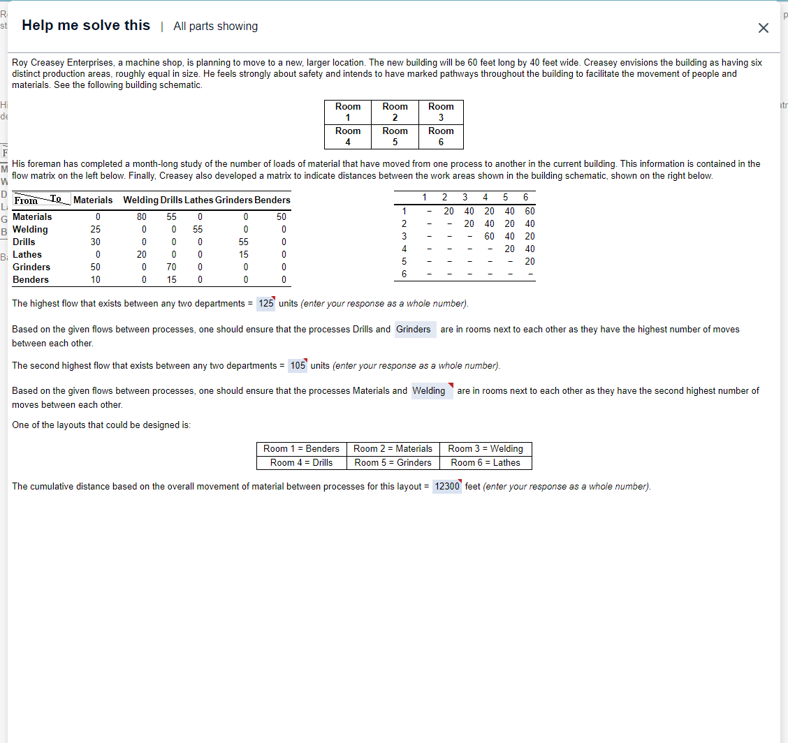 Solved Someone please explain to me how to read the matrix. | Chegg.com