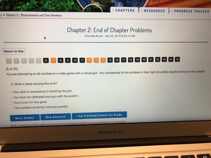 Solved Chapter 2: End of Chapter Problems Amanda Brock Jan | Chegg.com