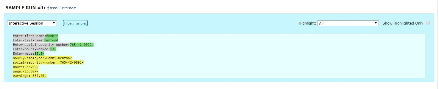 Solved Create an HourlyEmployee class that inherits | Chegg.com