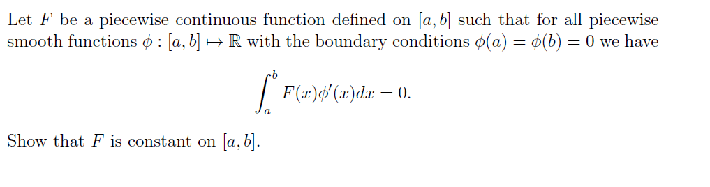 Solved Let F be a piecewise continuous function defined on | Chegg.com