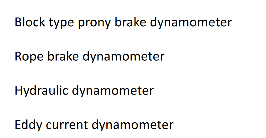 Solved Block Type Prony Brake Dynamometer Rope Brake