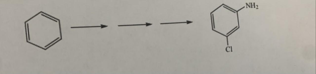 Solved Synthesis: 1. Starting with Benzene, outline how | Chegg.com