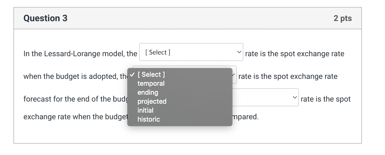 Solved In the Lessard-Lorange model, th rate is the spot | Chegg.com