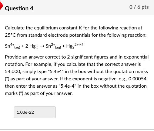 Solved 3. What is the standard cell potential obtained from | Chegg.com