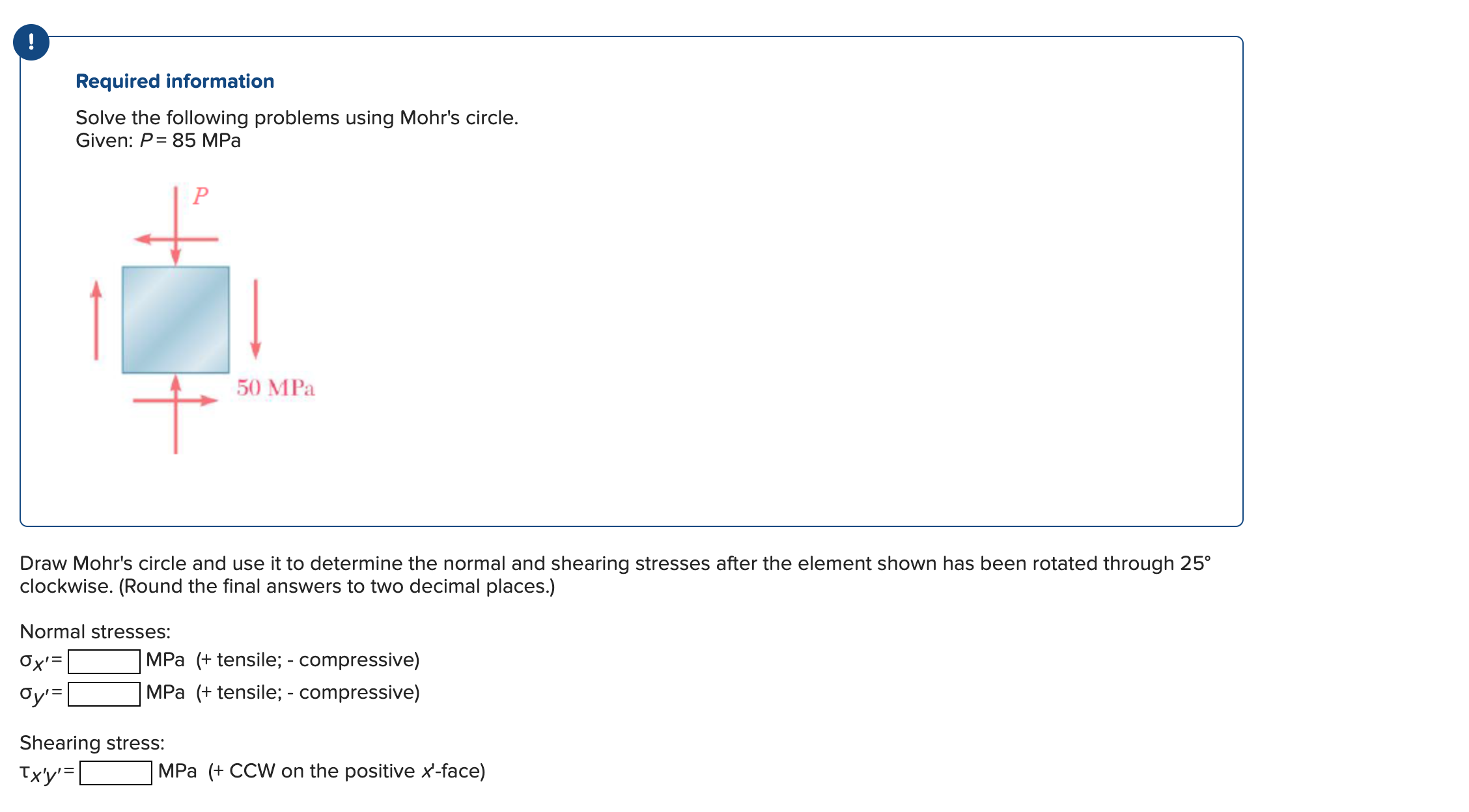 Solved by an EXPERT Required informationSolve the following problems | Chegg.com