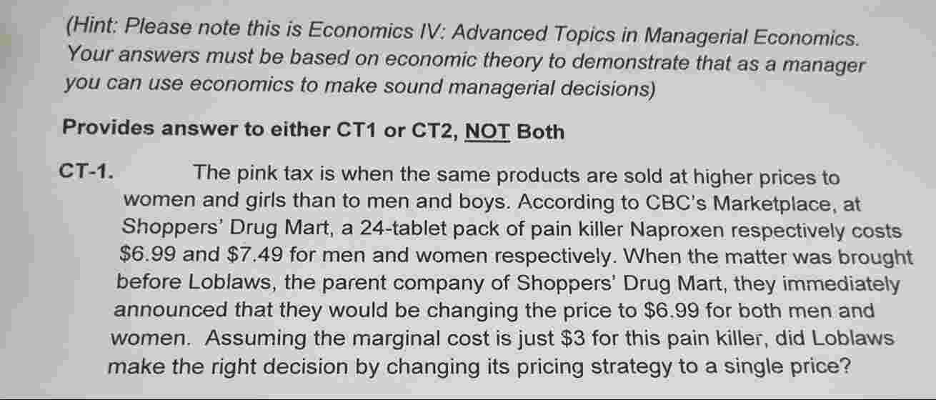 Solved (Hint: Please note this is Economics IV: Advanced | Chegg.com