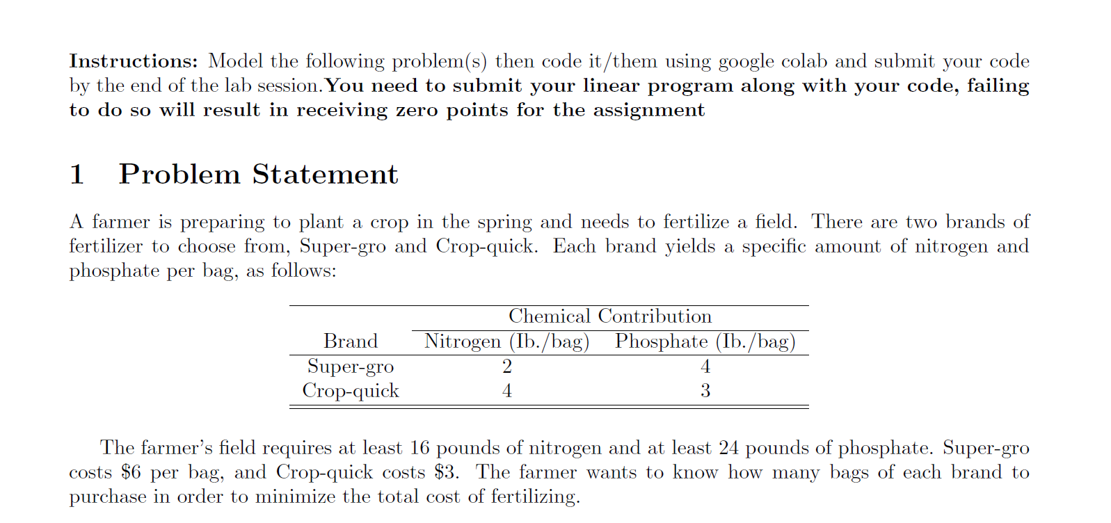 Solved Instructions: Model the following problem(s) then | Chegg.com