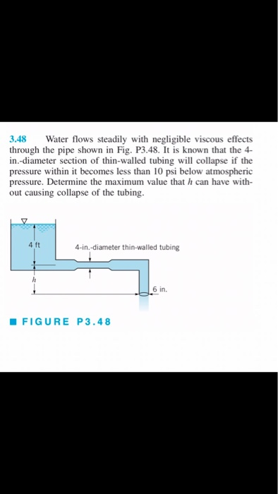 Solved 1.80 When water at 90 °c flows through a converging | Chegg.com