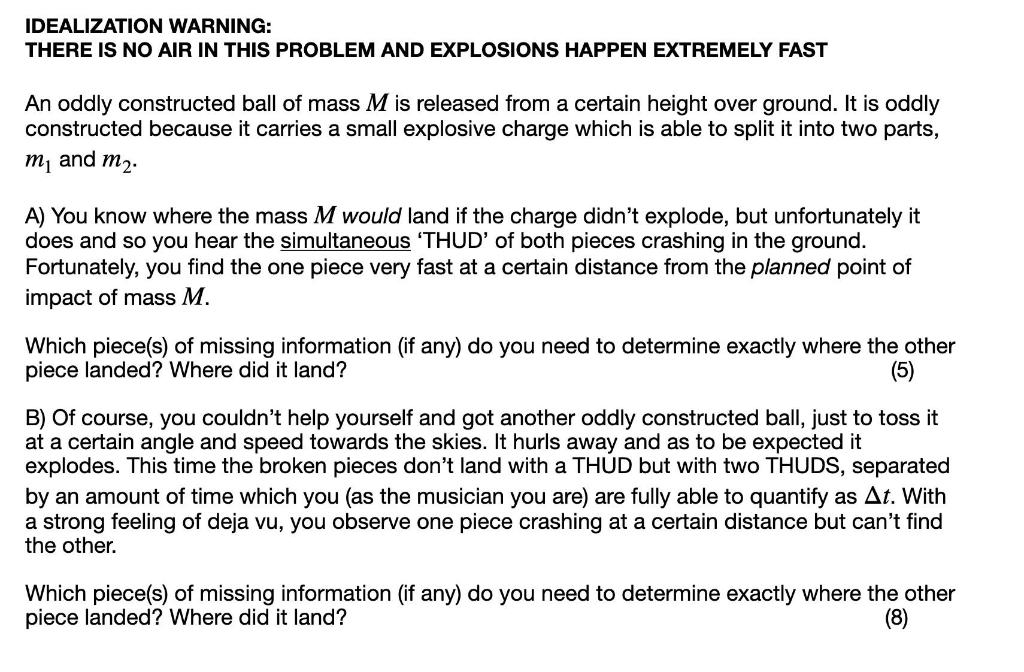 Solved IDEALIZATION WARNING: THERE IS NO AIR IN THIS PROBLEM | Chegg.com