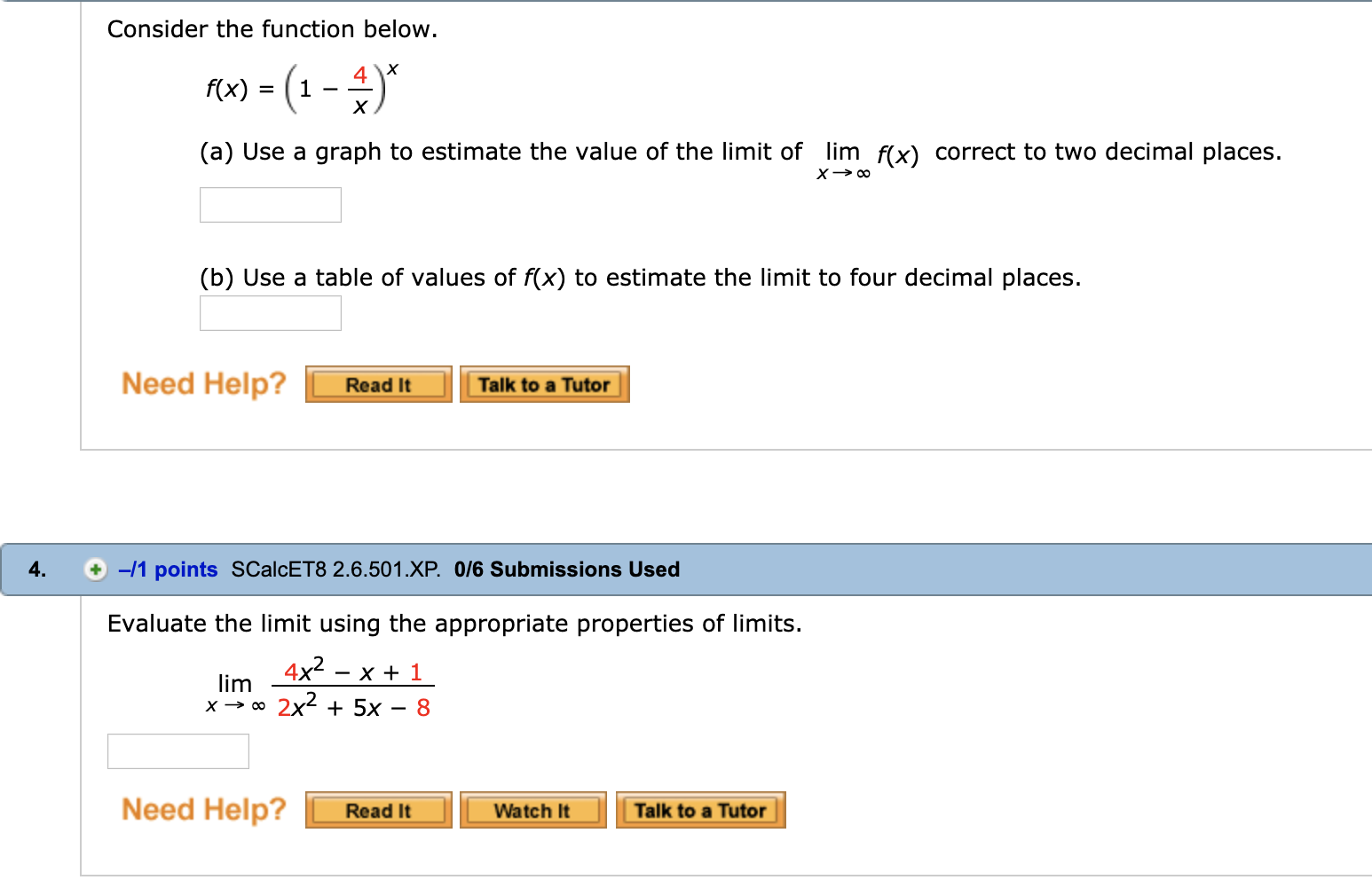 Solved Consider The Function Below 4 X 1 Fx х A Use A