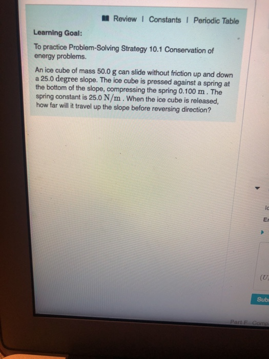 Solved Review I Constants Periodic Table Learning Goal: To | Chegg.com