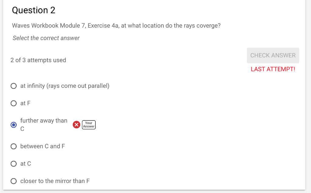 Solved Exercise 4. Locating the image for various object | Chegg.com