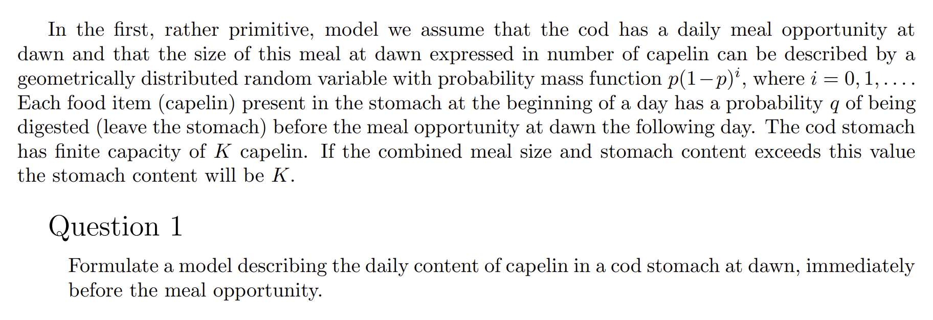 In the first, rather primitive, model we assume that | Chegg.com