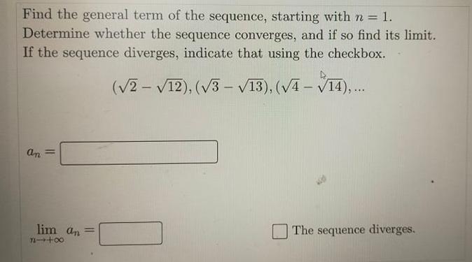 Solved an to show that the given sequence (an) is strictly | Chegg.com
