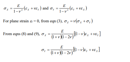 Solved Question 5 Express the stresses σx.σy.σz in terms of | Chegg.com