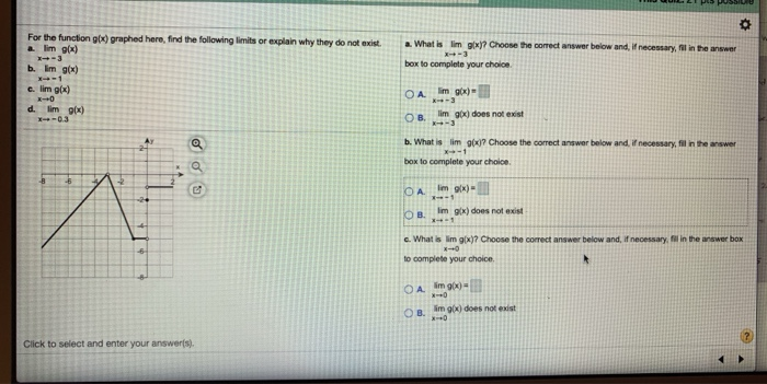 Solved For the function g(x) graphed here, find the | Chegg.com