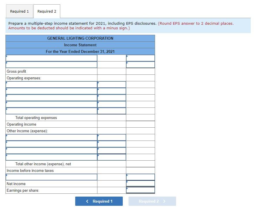 Solved Exercise 4-3 (Static) Income statement format; single | Chegg.com