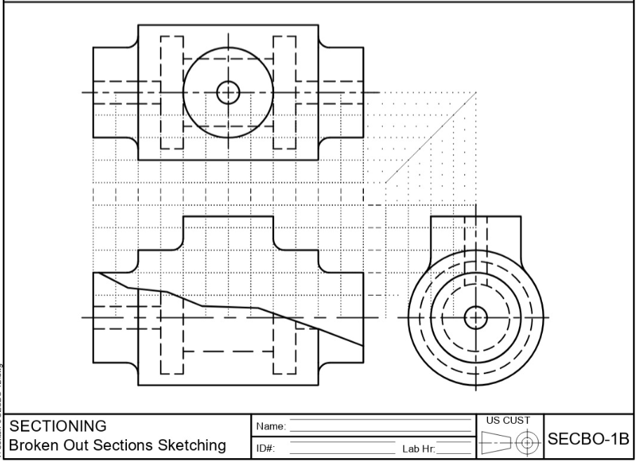 Solved + 1 US CUST Name: SECTIONING Broken Out Sections | Chegg.com