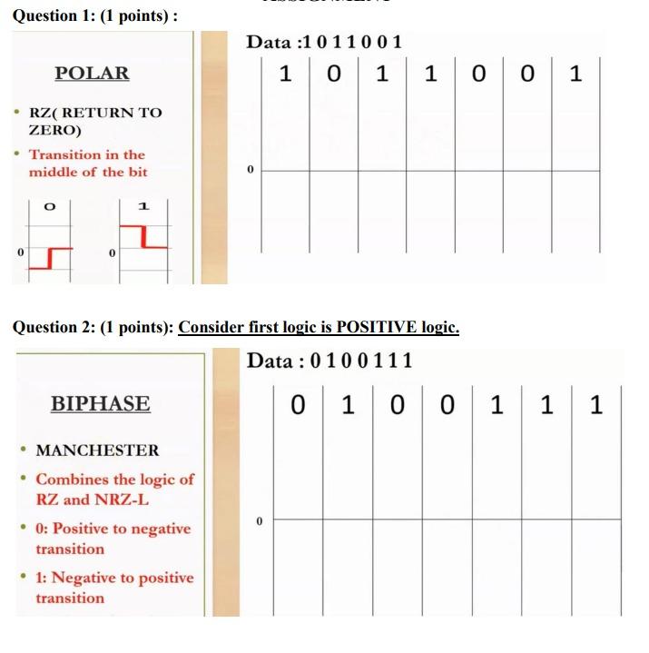 Solved Question 1: ( 1 points) : Question 2: (1 points): | Chegg.com