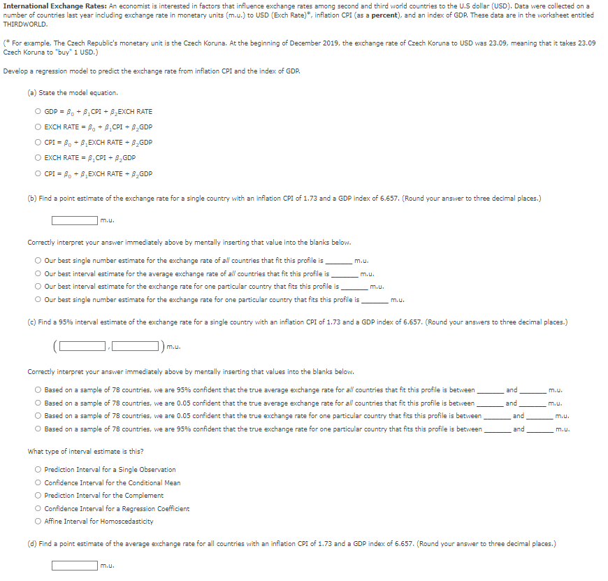 Solved international Exchange Rates: An economist is | Chegg.com