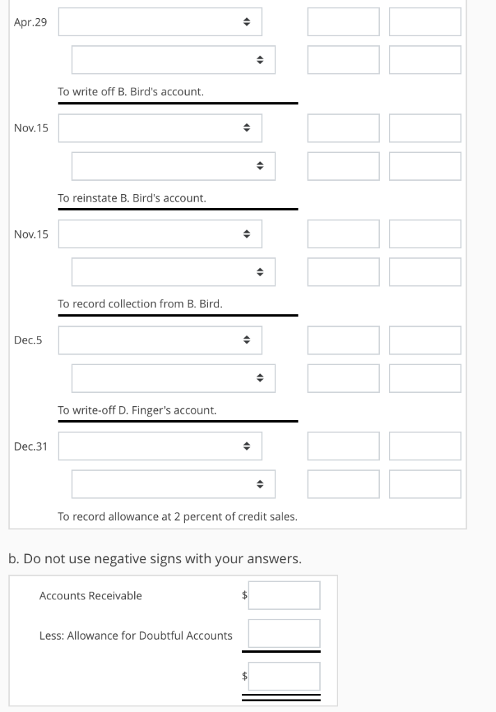Solved Journal Entries for Credit Losses At January 1, the | Chegg.com