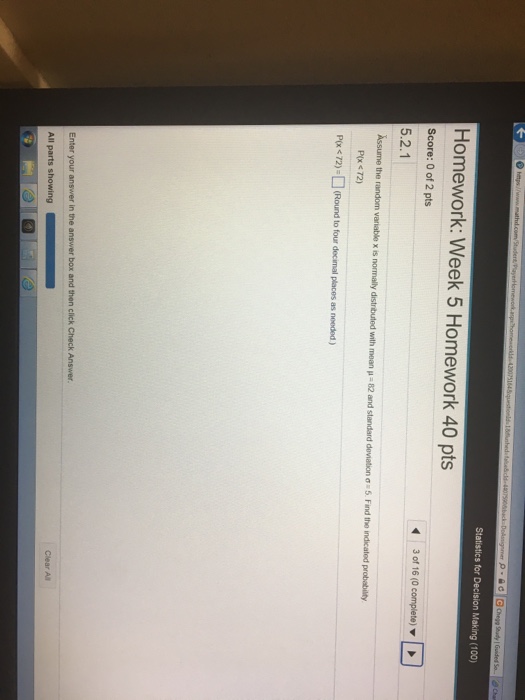 Solved Assume The Random Variable X Is Normally Distributed 5025
