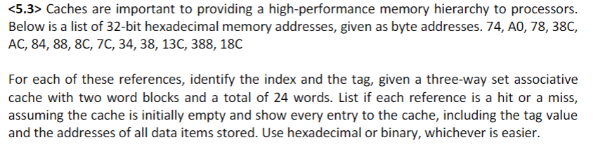 Solved Below Is A List Of 32 -bit Hexadecimal Memory 