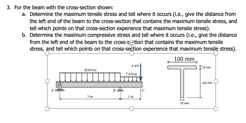 Solved 50 mm 50 mm 4. Repeat problem 3, but use this | Chegg.com