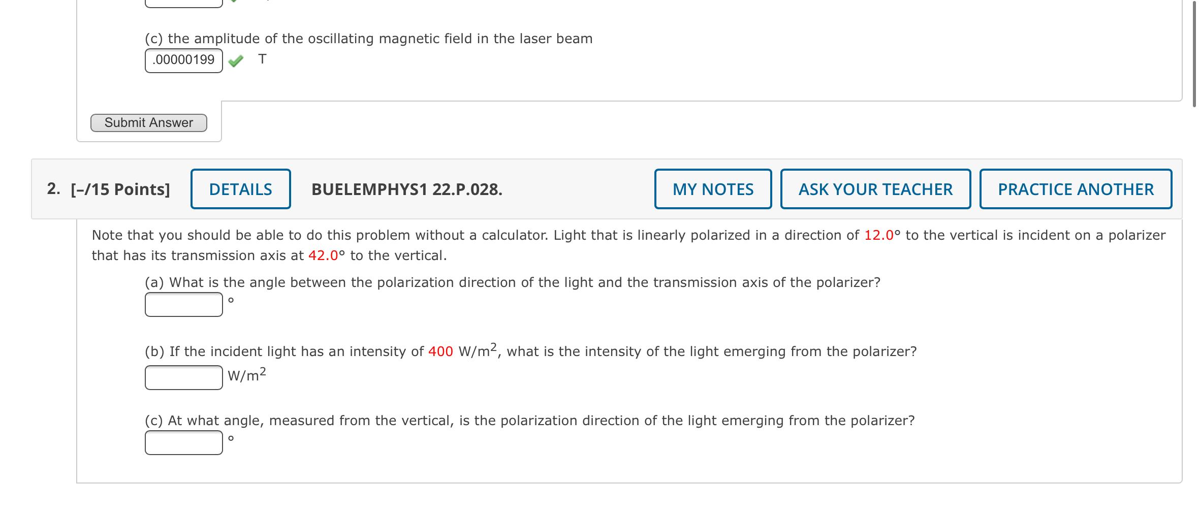 Solved (c) the amplitude of the oscillating magnetic field | Chegg.com