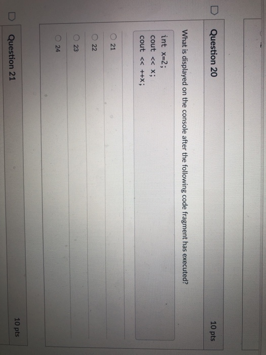 Solved Which statement post-decrements variable num1? num1; | Chegg.com