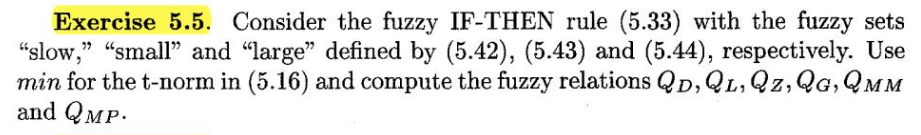 Exercise 5.5. Consider the fuzzy IF-THEN rule (5.33) | Chegg.com