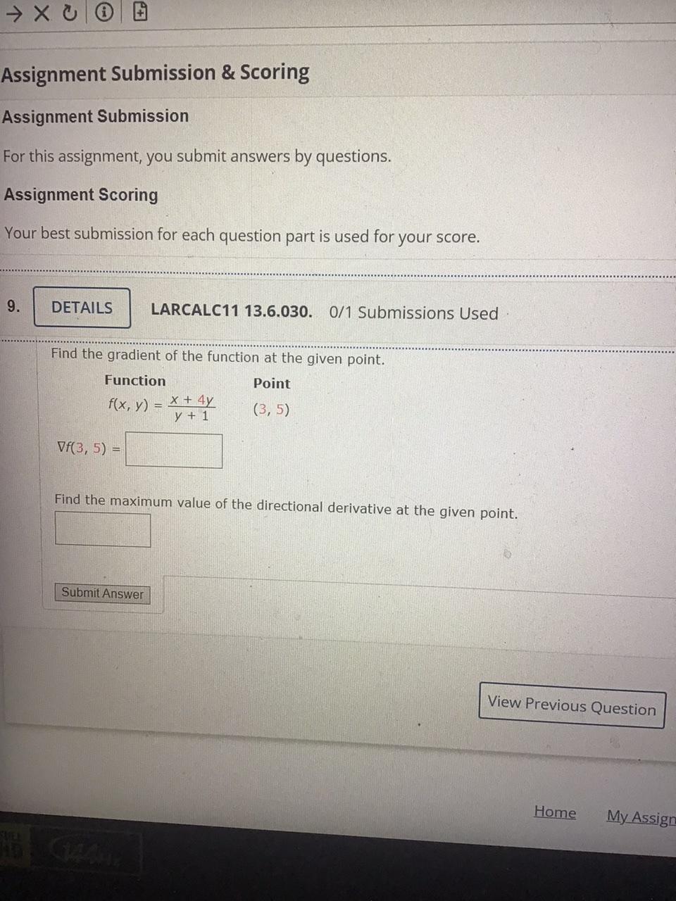 Solved X Assignment Submission & Scoring Assignment | Chegg.com