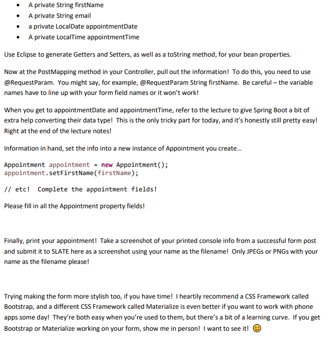 Step 1 please fill out according to information below | Chegg.com