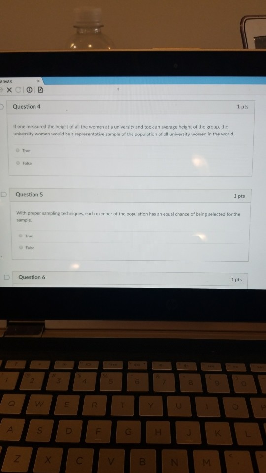Solved arvas Question 4 1 pts If one measured the height of | Chegg.com