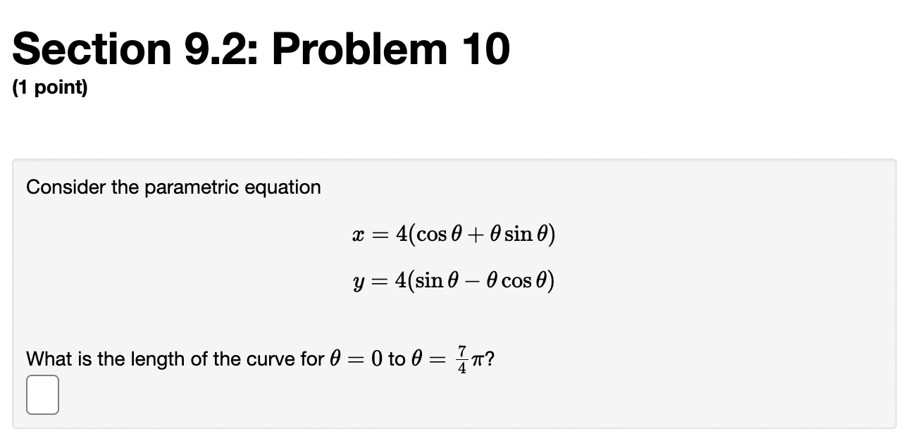 Solved Section 9.2: Problem 10 (1 point) Consider the | Chegg.com