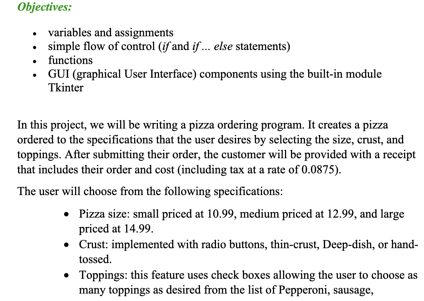Solved - variables and assignments - simple flow of control | Chegg.com