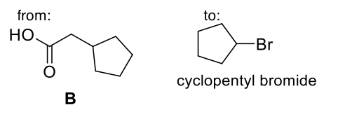 Solved Suggest a synthetic pathway for compound B to | Chegg.com