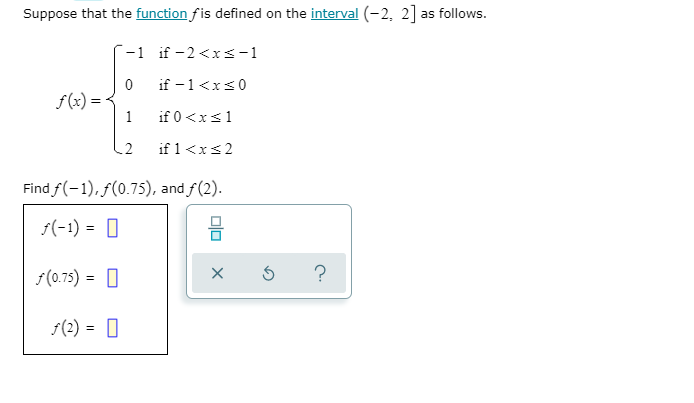 Solved Suppose that the function f is defined on the | Chegg.com