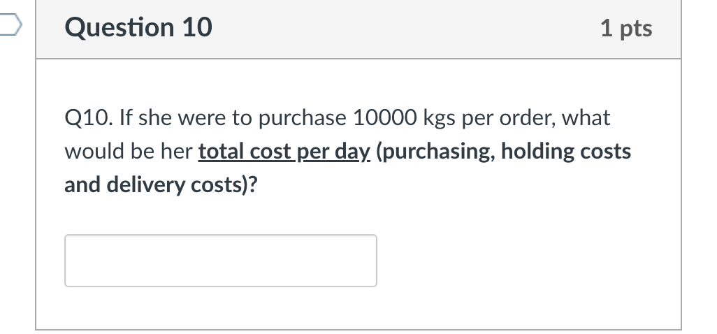 Solved Sarah's Organic Soap (Q8 - Q10) Sarah's Organic Soap | Chegg.com