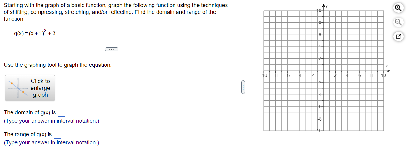 Solved Starting with the graph of a basic function, graph | Chegg.com