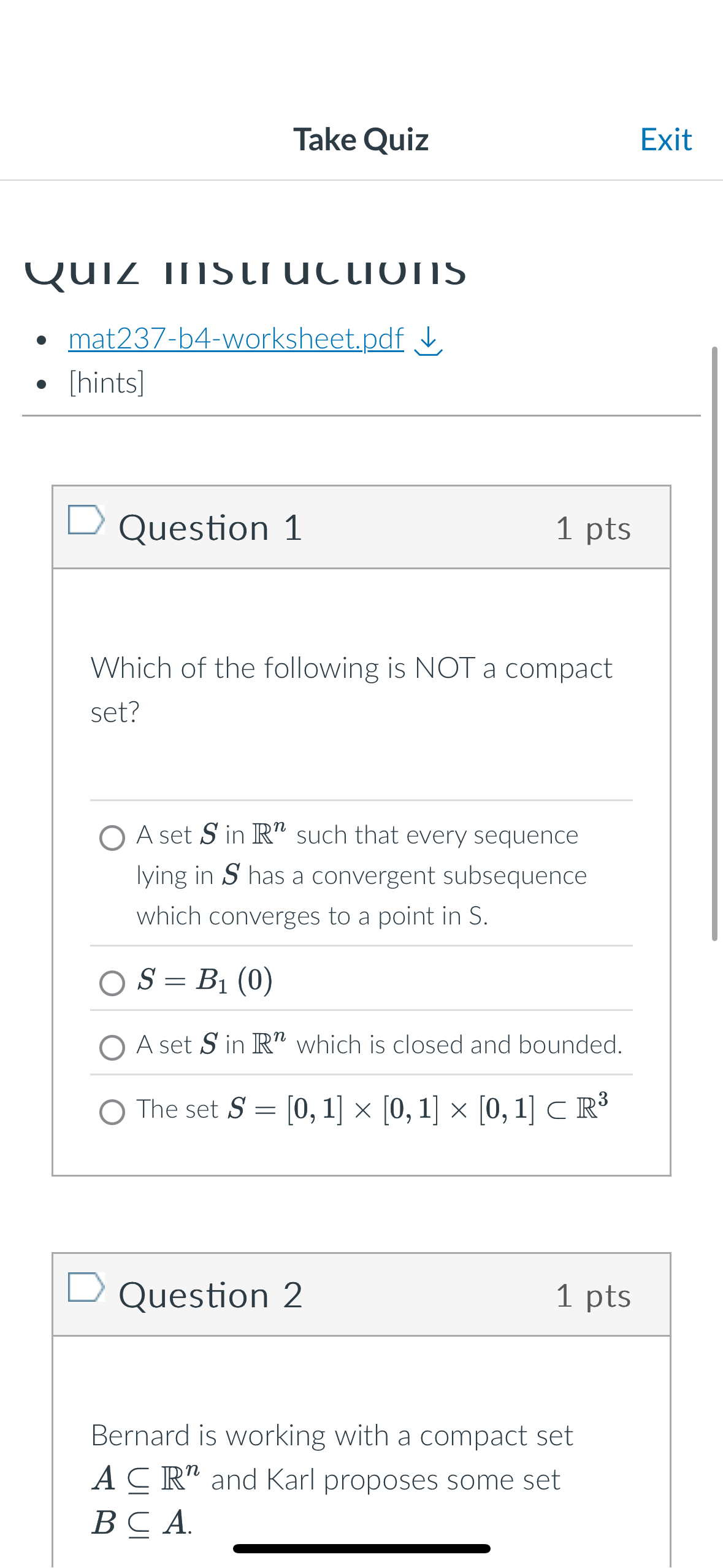 Solved Question 11 ﻿ptsWhich of the following is NOT a | Chegg.com