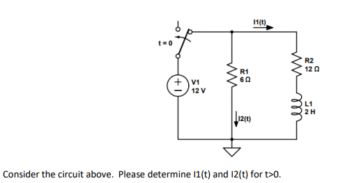 Solved Consider the circuit above. Please determine I1(t) | Chegg.com
