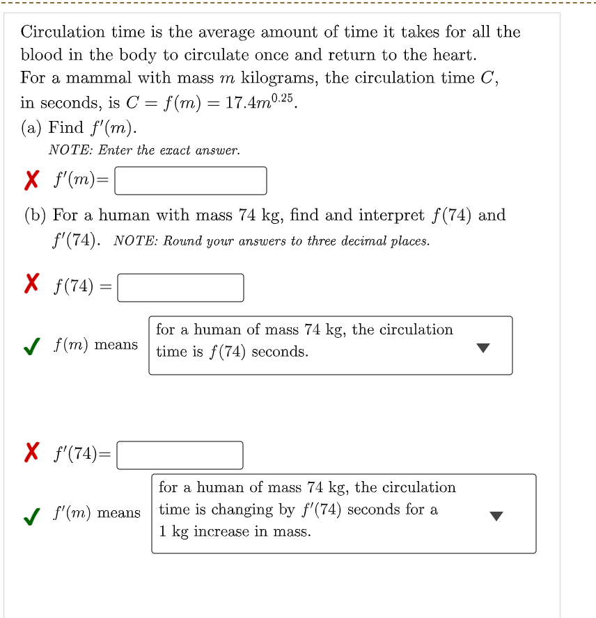 Solved - = Circulation time is the average amount of time it | Chegg.com