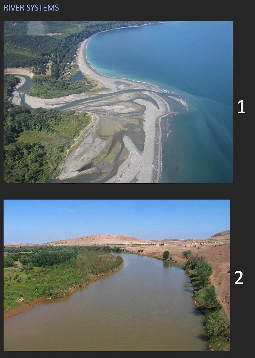 Solved 2. The river system shown in photo 4 is a __________ | Chegg.com