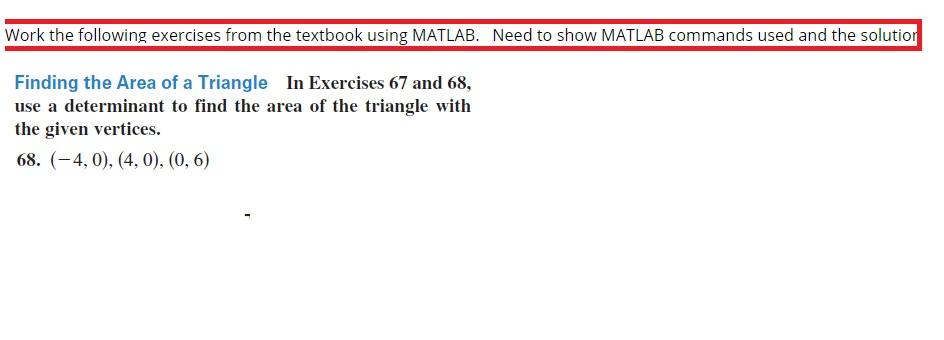 Solved Work the following exercises from the textbook using | Chegg.com