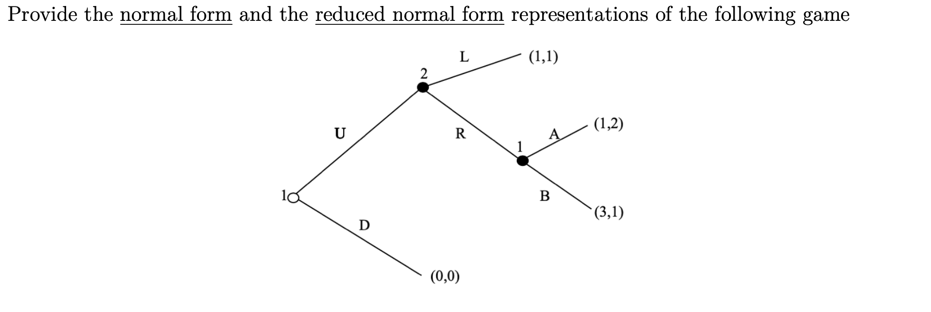 Solved Provide the normal form and the reduced normal form | Chegg.com