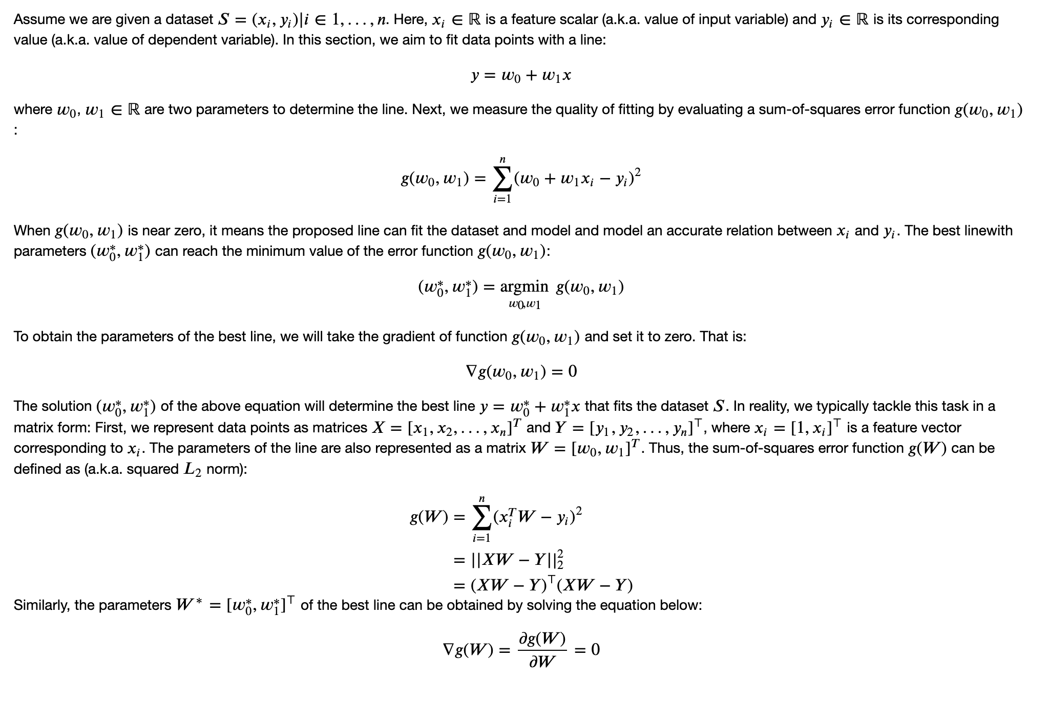Solved Assume we are given a dataset S=(xi,yi)∣i∈1,…,n. | Chegg.com