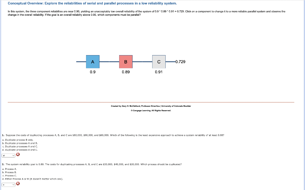 Solved Conceptual Overview: Explore the reliabilities of | Chegg.com