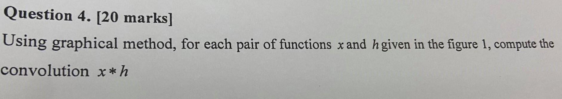 Solved Question 4. [20 marks] Using graphical method, for | Chegg.com
